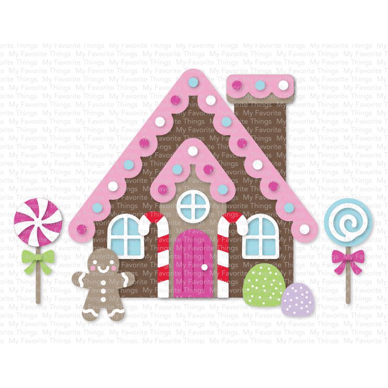 My Favorite Things Gingerbread House Dies Die-Namics mft2638 – Simon ...