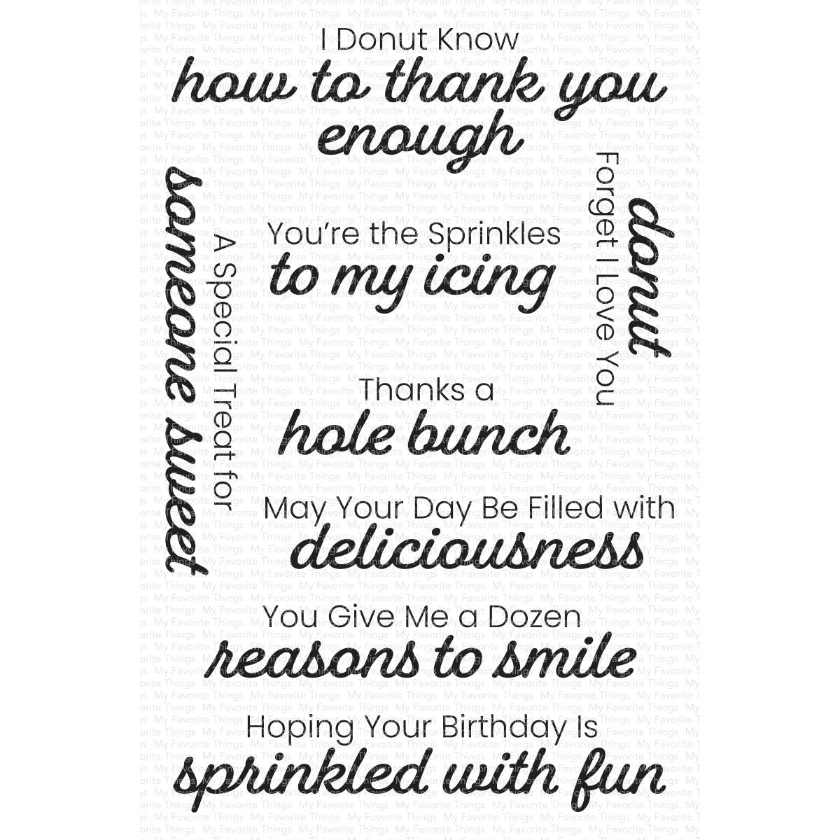 My Favorite Things A Dozen Reasons to Smile Clear Stamps cs804 – Simon ...