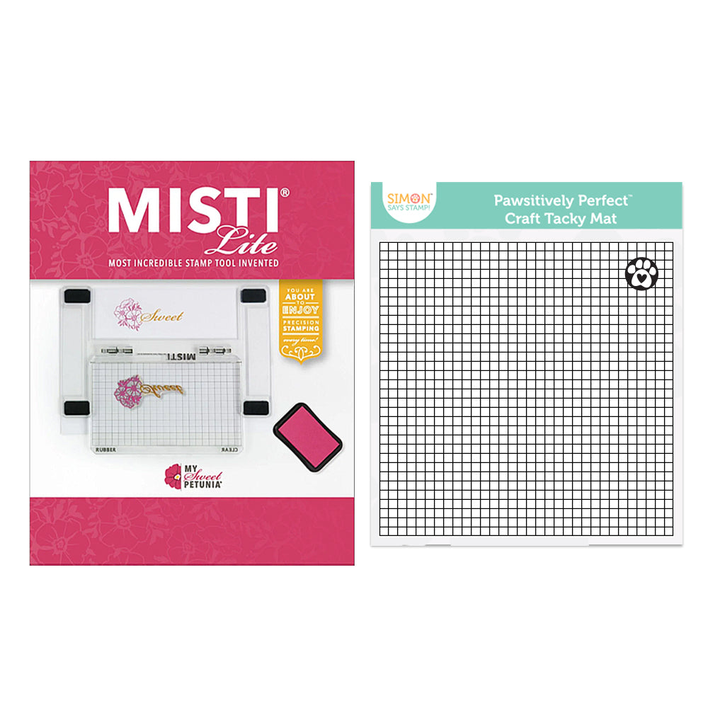 MISTI LITE Stamping Tool and Simon Says Stamp 8x8 Pawsitively Perfect