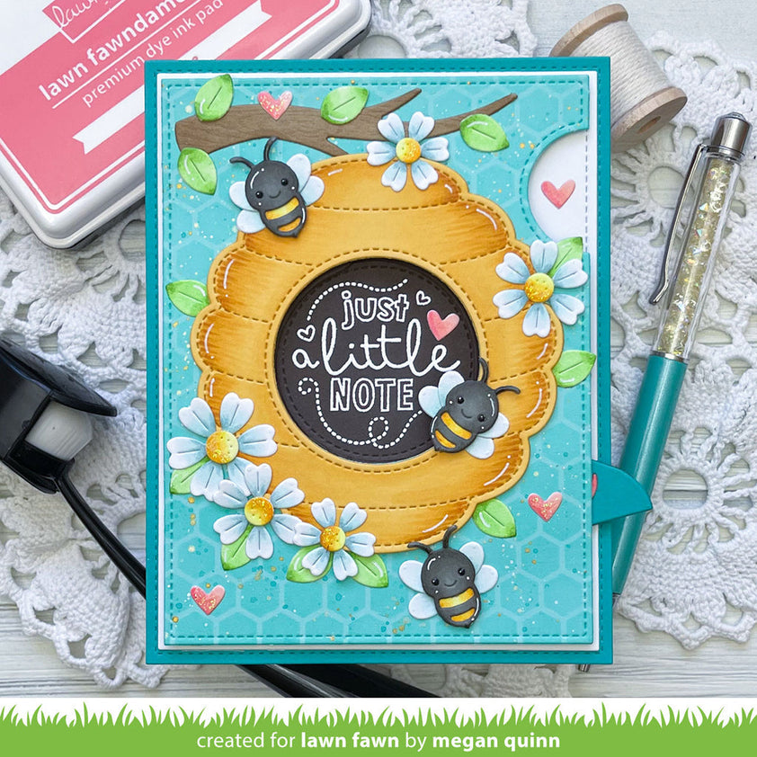 Lawn Fawn Magic Iris Beehive Add-On Dies lf3139 – Simon Says Stamp