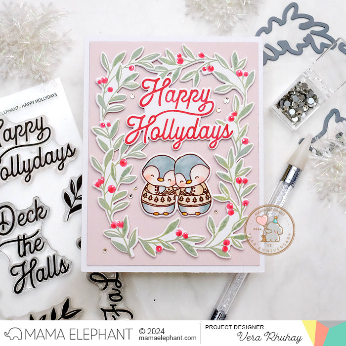 Mama Elephant Holly and Leaves Creative Cuts Steel Dies* – Simon Says Stamp
