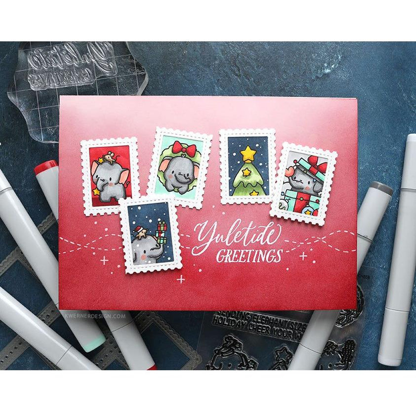 Mama Elephant Postage Grid Cover Creative Cuts Steel Die – Simon Says Stamp