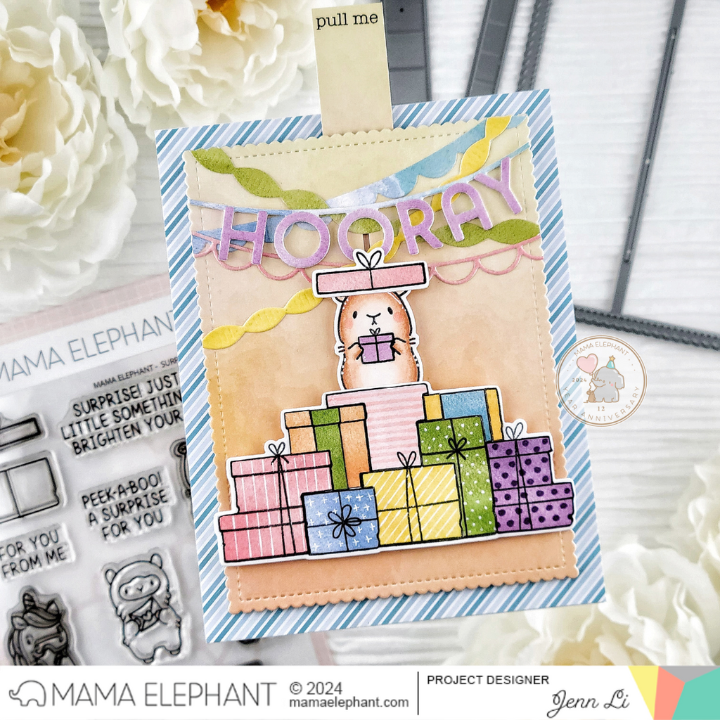 Mama Elephant Surprise Gifts Clear Stamps – Simon Says Stamp