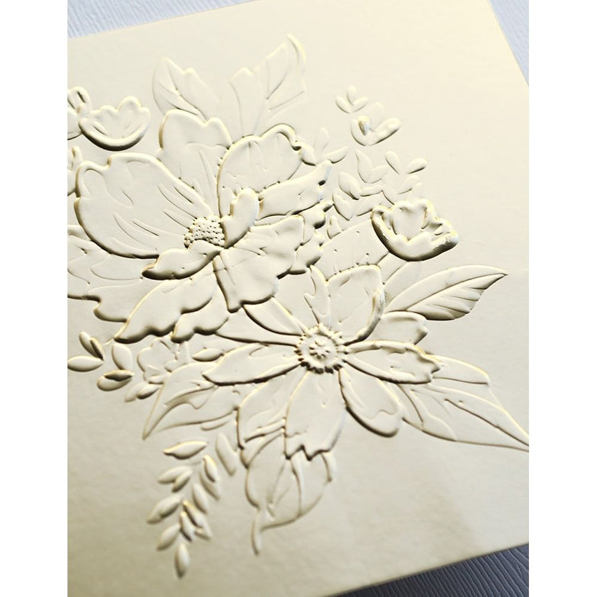 Memory Box Breezy Bouquet 3D Embossing Folder and Die ef1024 – Simon ...