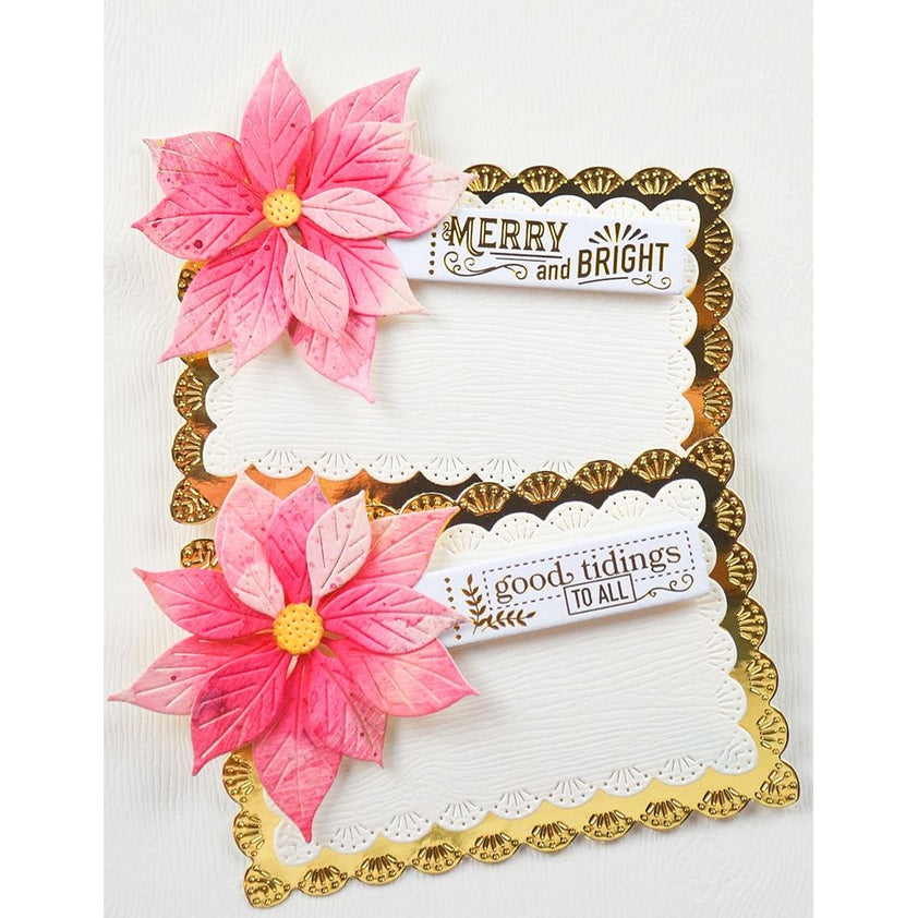 Memory Box Christmas Magic Labels White Foil Tabs st036 – Simon Says Stamp