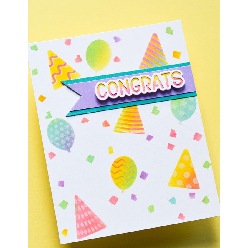 Memory Box Congrats Marker Script Dies 94869 – Simon Says Stamp