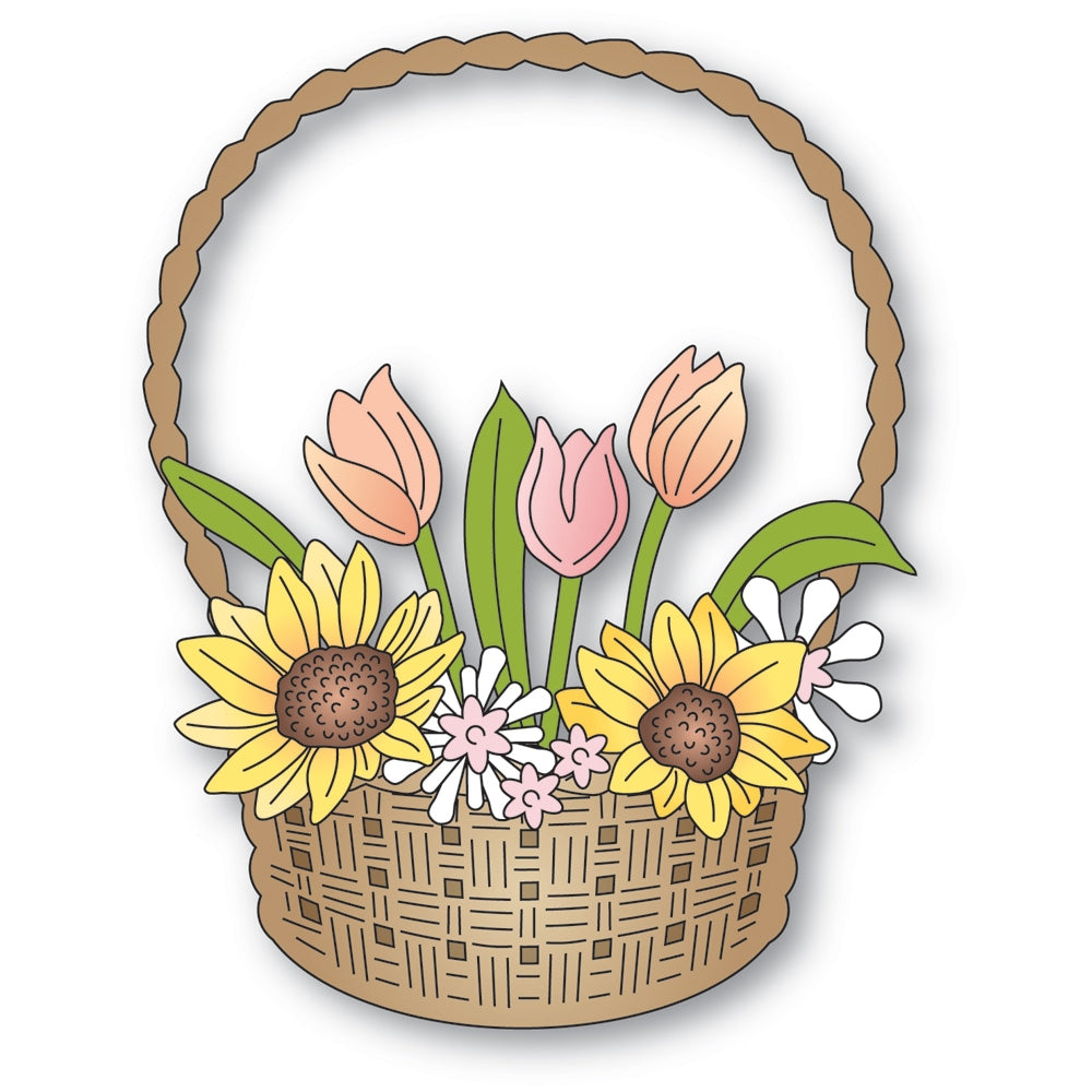 Memory Box Flower Basket Bouquet Dies 94888 – Simon Says Stamp