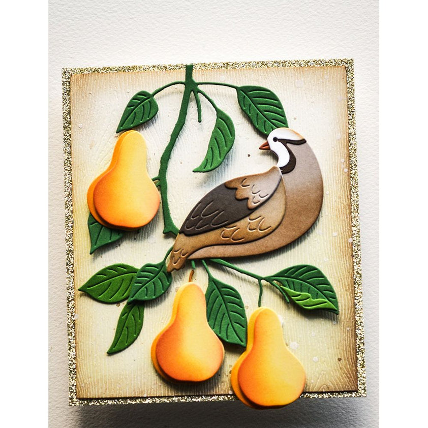 Memory Box Pear Branch and Partridge Die Bundle – Simon Says Stamp