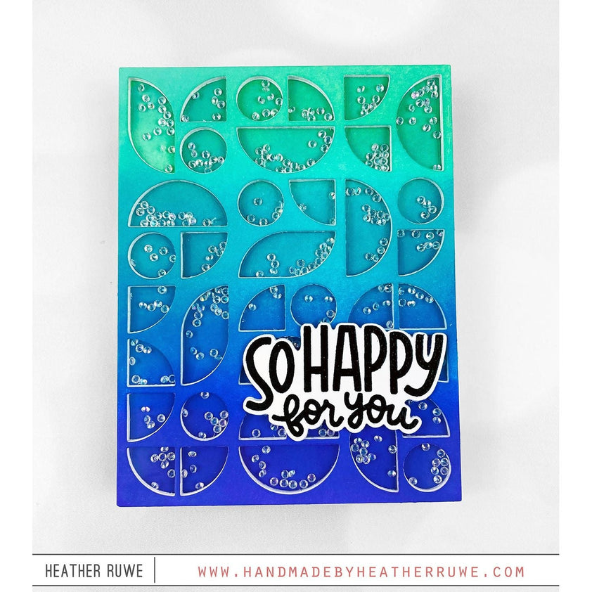 Simon Says Stamp Mid Century Ethereal Plate Wafer Die s839 Out Of This