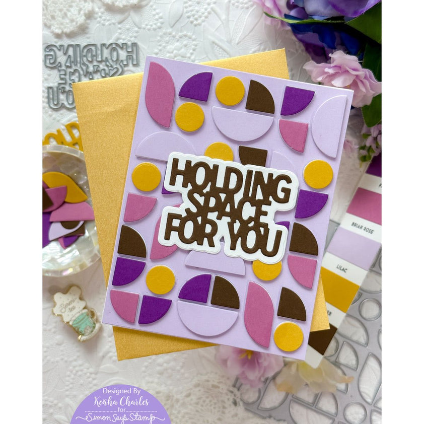 Simon Says Stamp Mid Century Ethereal Plate Wafer Die s839 Out Of This