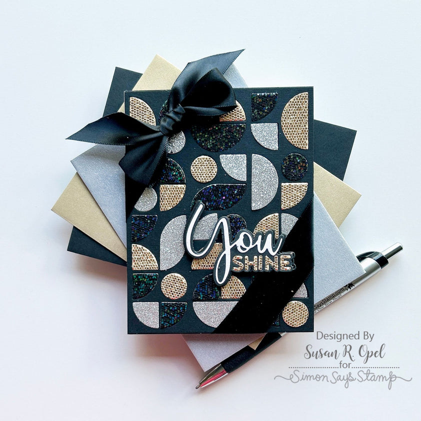 Simon Says Stamp Mid Century Ethereal Plate Wafer Die s839 Out Of This