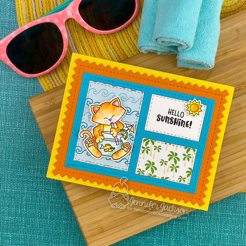 Newton's Nook Designs Newton’s Happy Meowr Clear Stamp and Die Set ...