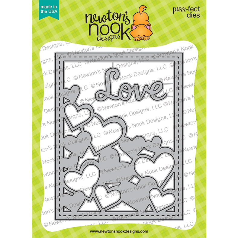 Newton's Nook Charming Hearts Frame Dies nn2412d05* – Simon Says Stamp