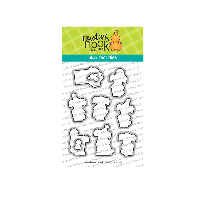 Newton's Nook Designs Dog Birthday Party Clear Stamp and Die Set ...