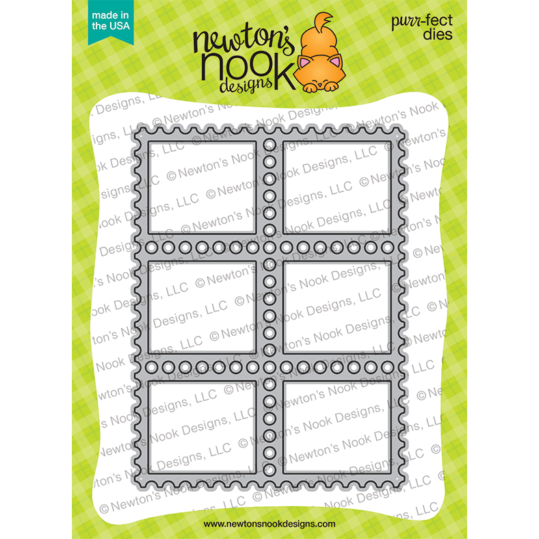 Newton's Nook Designs Postage Stamp Layout Die nn2410d04 – Simon Says Stamp