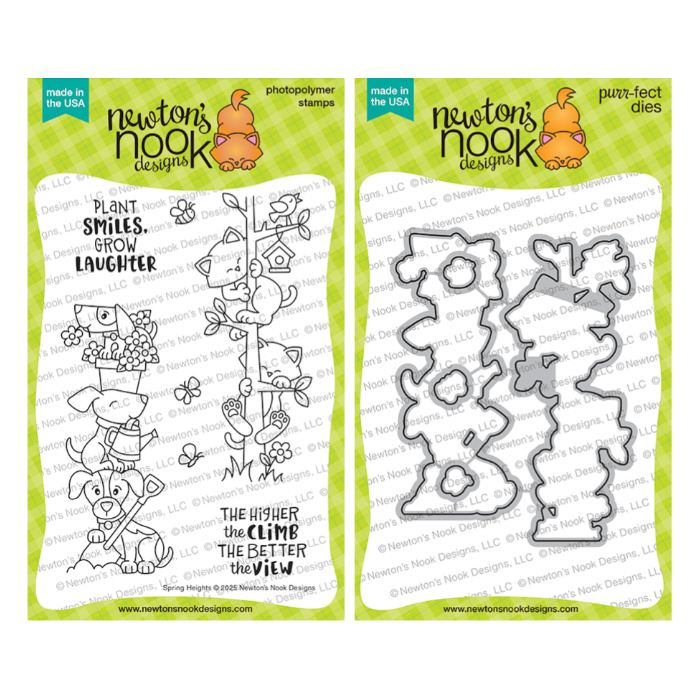 Newton's Nook Designs Spring Heights Clear Stamp and Die Set – Simon ...