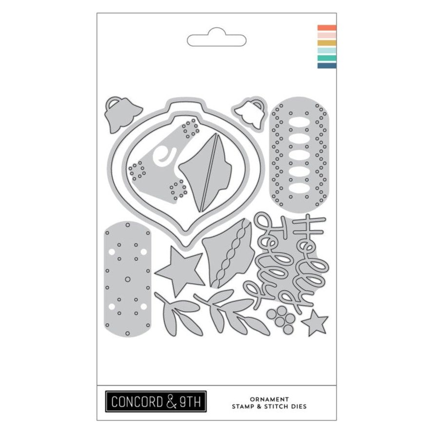 Holiday Card Series 2023 – Day 14 – Multicolor Stamped Ornament – K ...