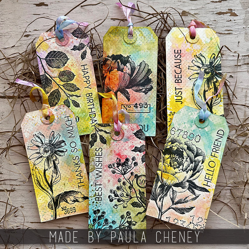Tim Holtz Embroidery Stamps with Simon Says Stamp Dies Bundle setem24