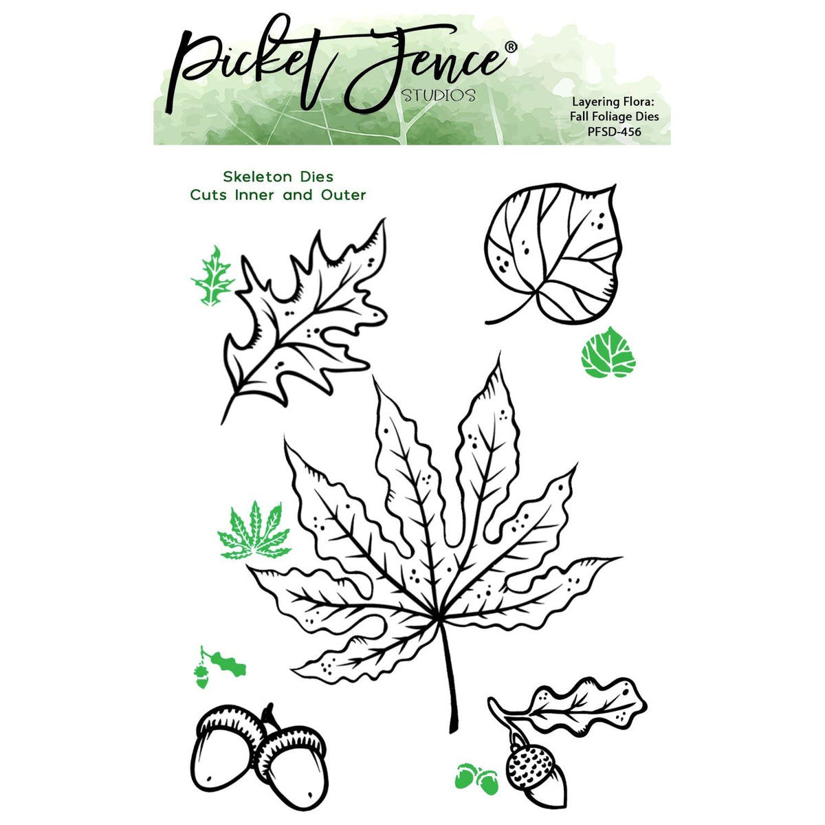 Picket Fence Studios Layering Flora: Fall Foliage Dies pfsd-456 ...