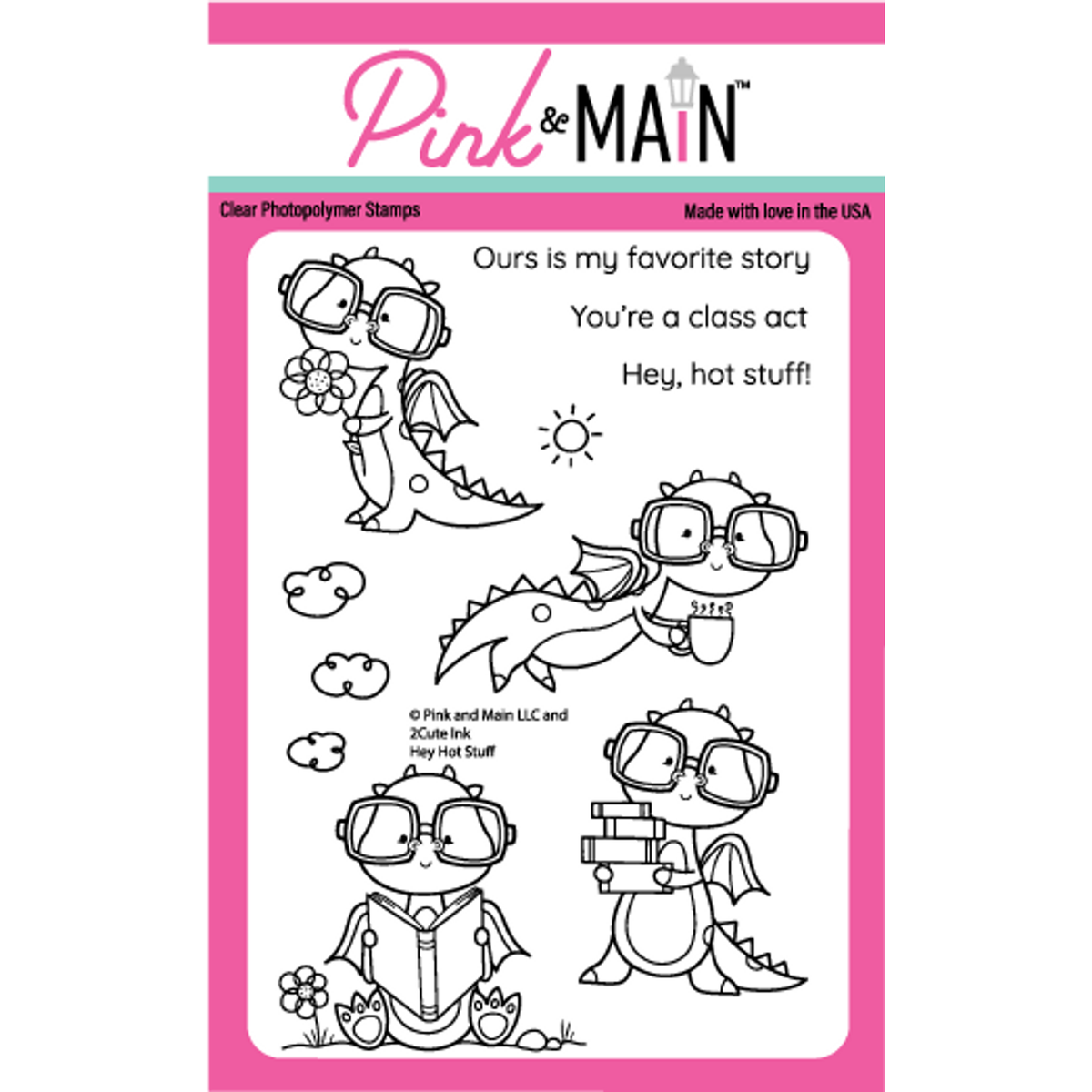 Pink and Main Hey Hot Stuff Clear Stamps PM0635* – Simon Says Stamp