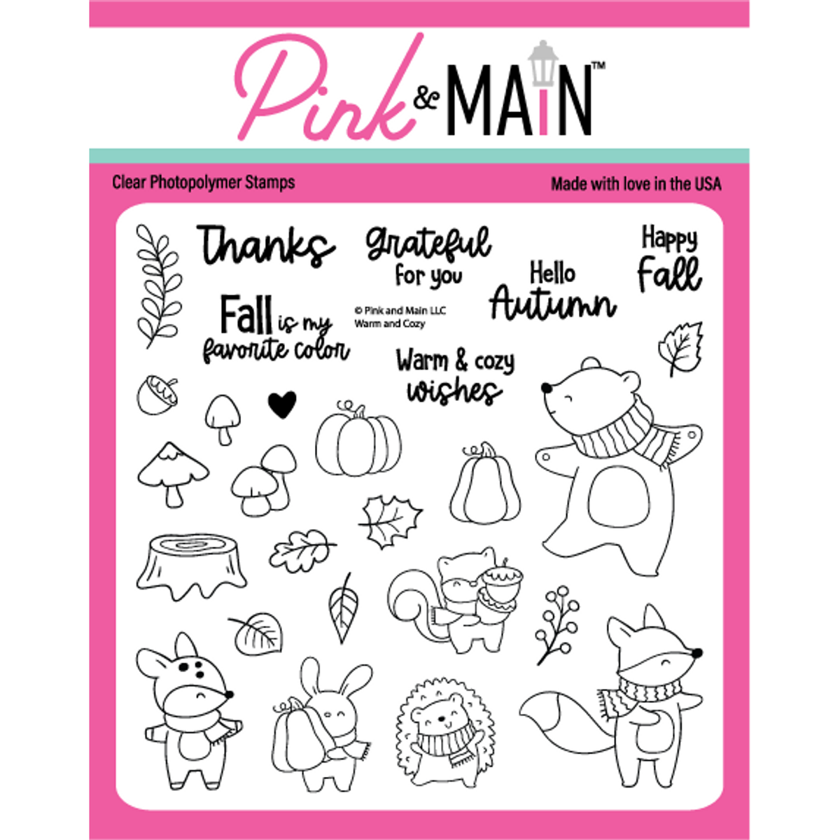 Pink and Main Warm and Cozy Clear Stamps* – Simon Says Stamp