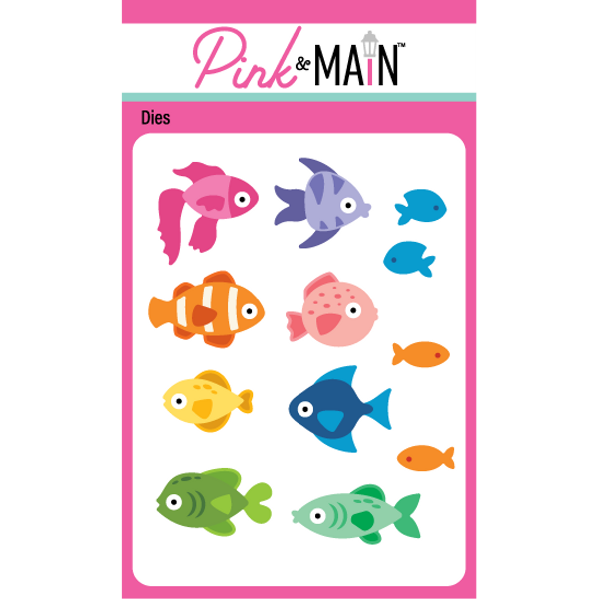 Pink and Main School Of Fish Dies pnm647* – Simon Says Stamp