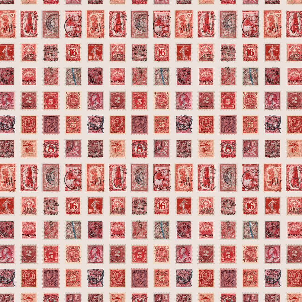 Tim Holtz Fabric By The Yard Red Stamps pwth221 Eclectic Elements Pale ...