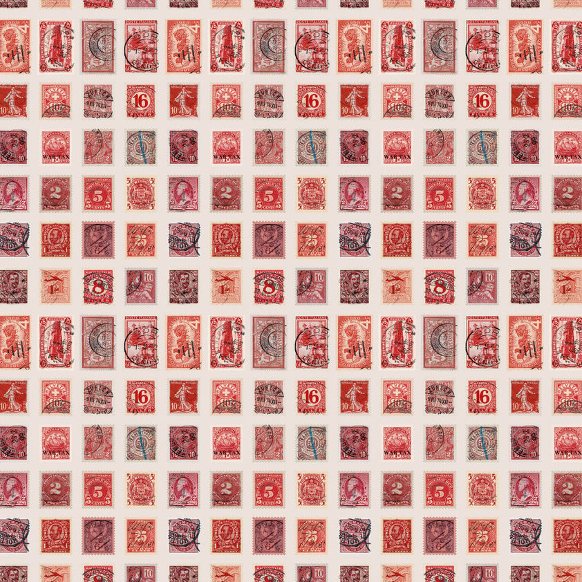 Tim Holtz Fabric By The Yard Red Stamps pwth221 Eclectic Elements Pale ...