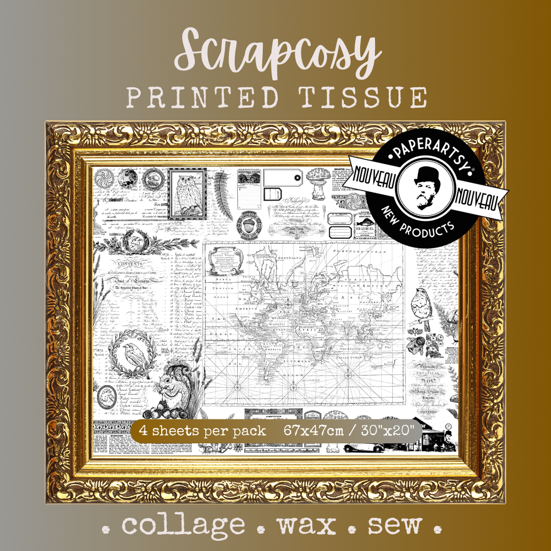 Paper Artsy Scrapcosy Printed Tissue pt05 – Simon Says Stamp