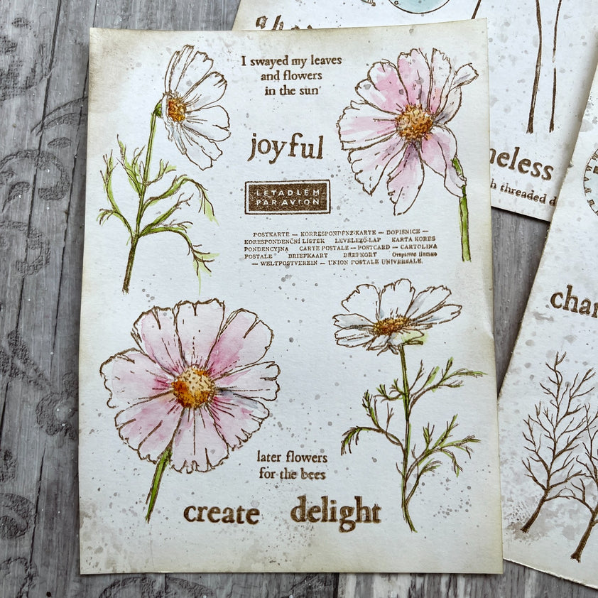 Paper Artsy Alison Bomber Cosmos Edition Cling Stamps eab51 – Simon ...