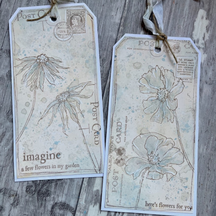 Paper Artsy Alison Bomber Summer Poppies Edition Cling Stamps eab48 ...