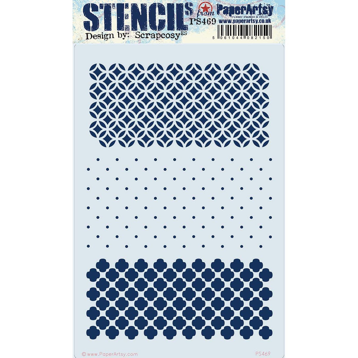 Paper Artsy Eclectica3 Scrapcosy Large Stencil ps469 – Simon Says Stamp