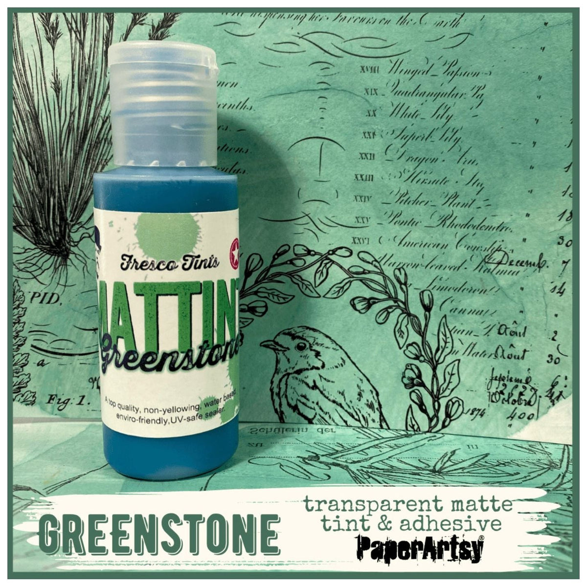 Paper Artsy Greenstone Mattint Fresco Tint mt09 – Simon Says Stamp