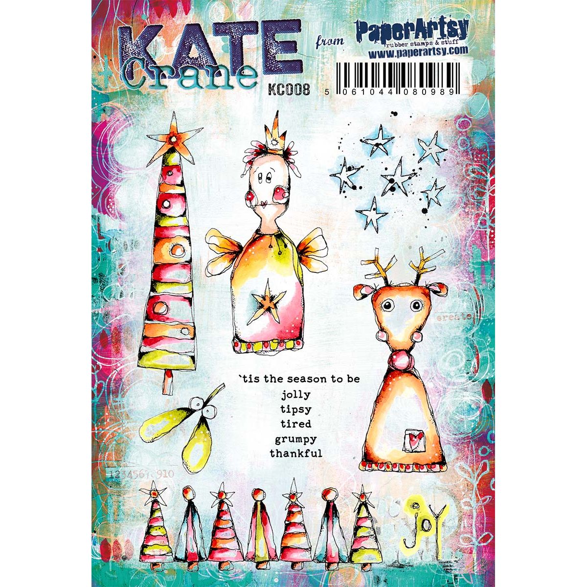 Paper Artsy Kate Crane Cling Stamps kc008 – Simon Says Stamp
