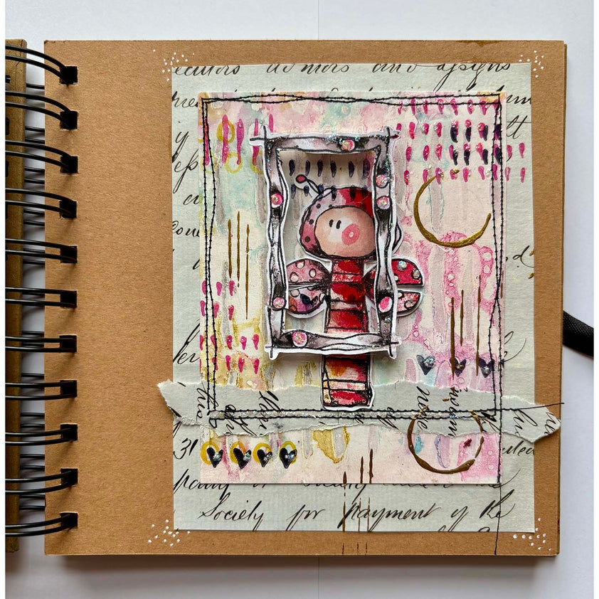 Paper Artsy Kate Crane Mini Cling Stamp kcm021 – Simon Says Stamp