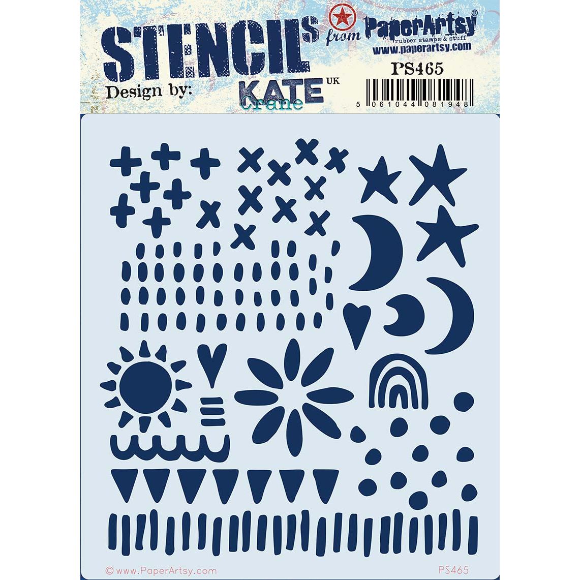 Paper Artsy Kate Crane Stencil ps465 – Simon Says Stamp