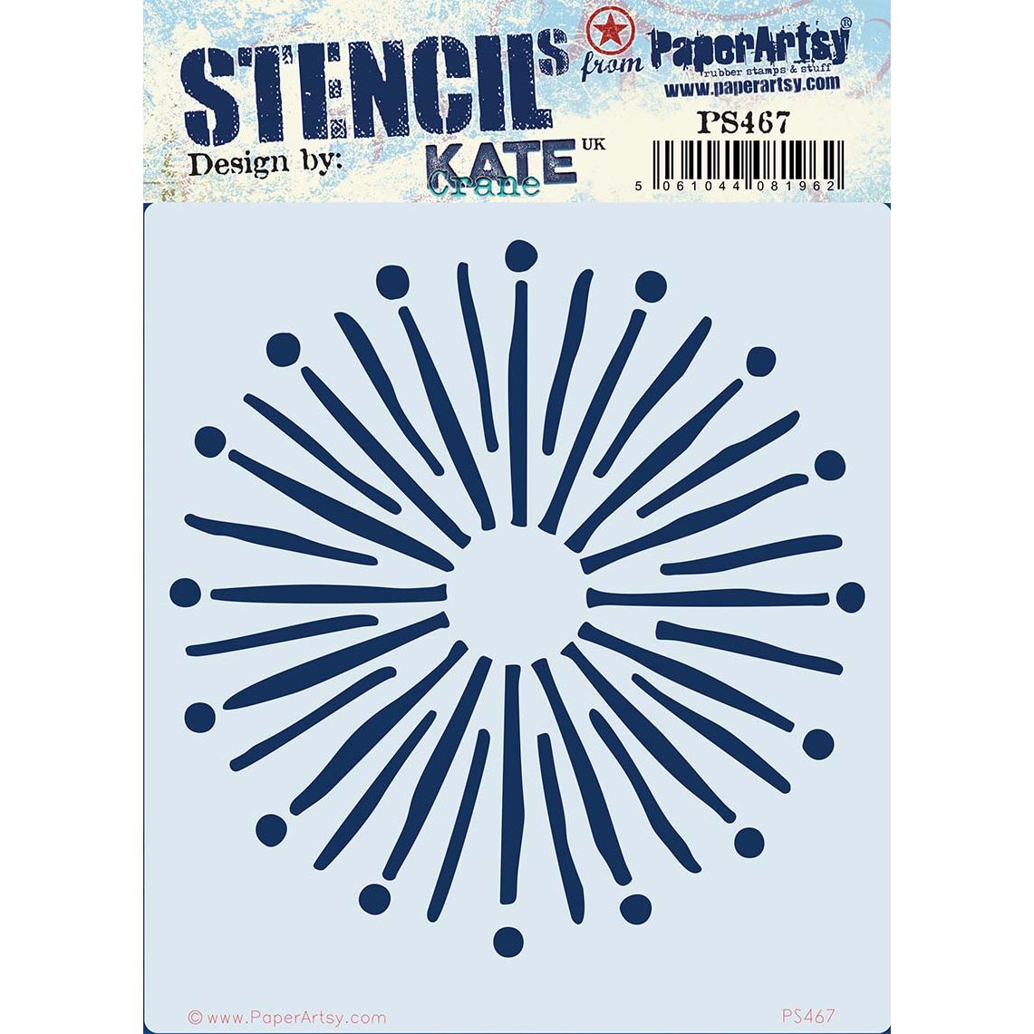 Paper Artsy Kate Crane Stencil 467 – Simon Says Stamp