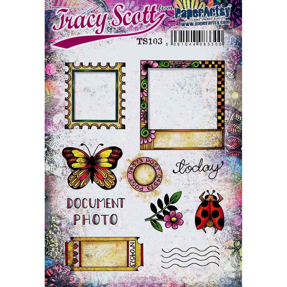 Paper Artsy Tracy Scott Cling Stamps ts103 – Simon Says Stamp