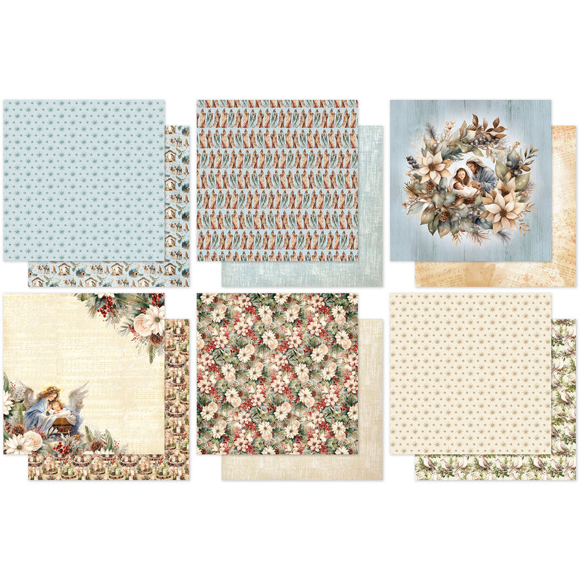 Paper Rose Joy To The World Basics 6x6 Paper Pack 35533 – Simon Says Stamp