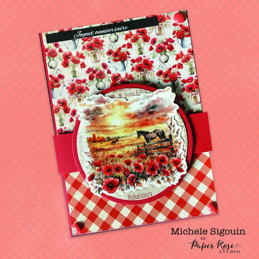 Paper Rose Poppy Garden Basics Embossed Die Cuts 34677 – Simon Says Stamp