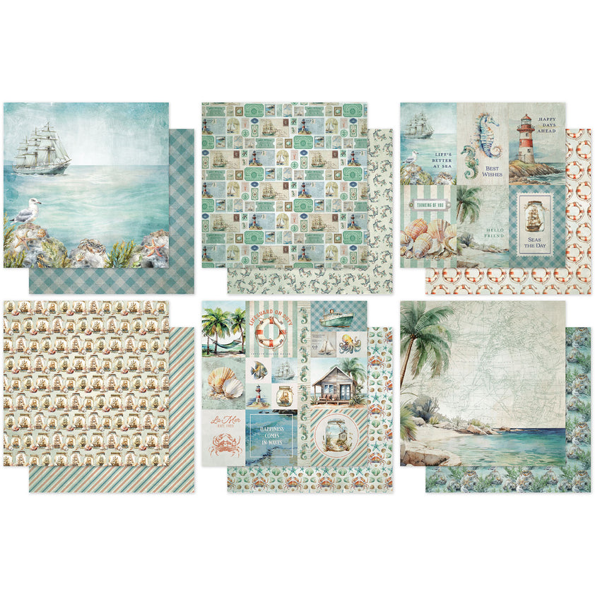 Paper Rose Seaside Memories 6x6 Paper 33771 – Simon Says Stamp