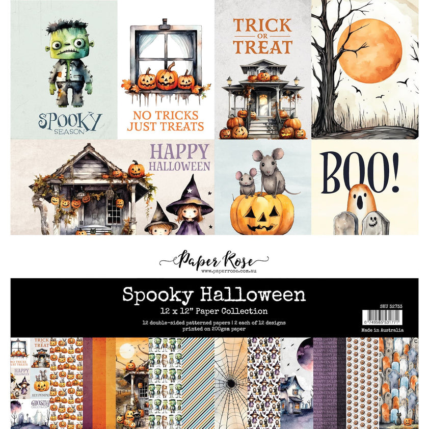 Paper Rose Spooky Halloween 12x12 Paper 32733 – Simon Says Stamp