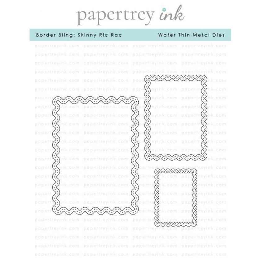 Papertrey Ink Border Bling Skinny Ric Rac Dies pti-0855 – Simon Says Stamp