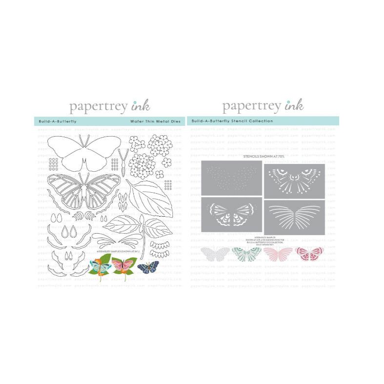 Papertrey Ink Build-A-Butterfly Die and Stencil Set – Simon Says Stamp