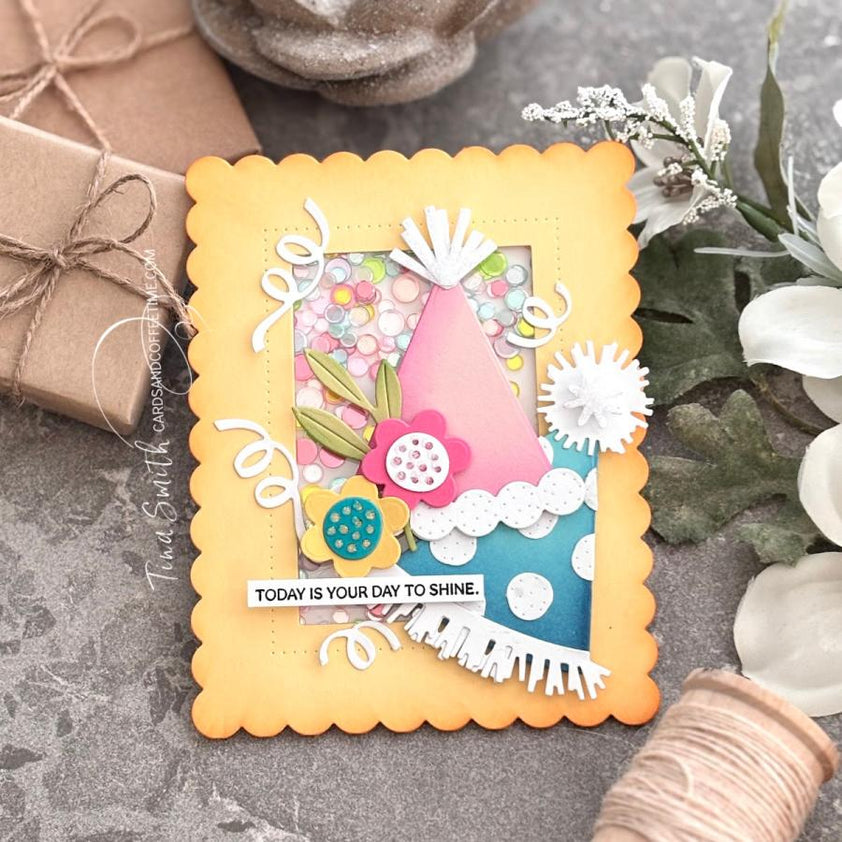 Papertrey Ink Build A Party Hat Die and Stencil Set – Simon Says Stamp