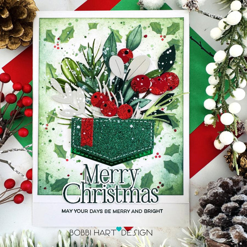 Papertrey Ink Holly Berries Stencils-0097 – Simon Says Stamp