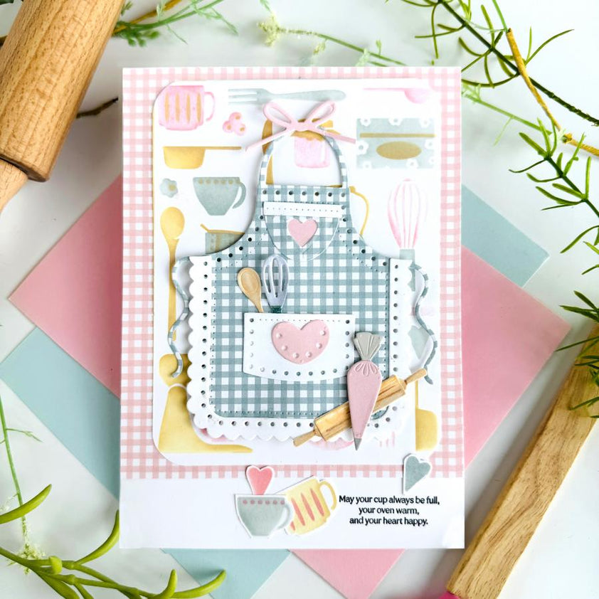 Papertrey Ink In Stitches Adorable Apron Dies pti-0930 – Simon Says Stamp