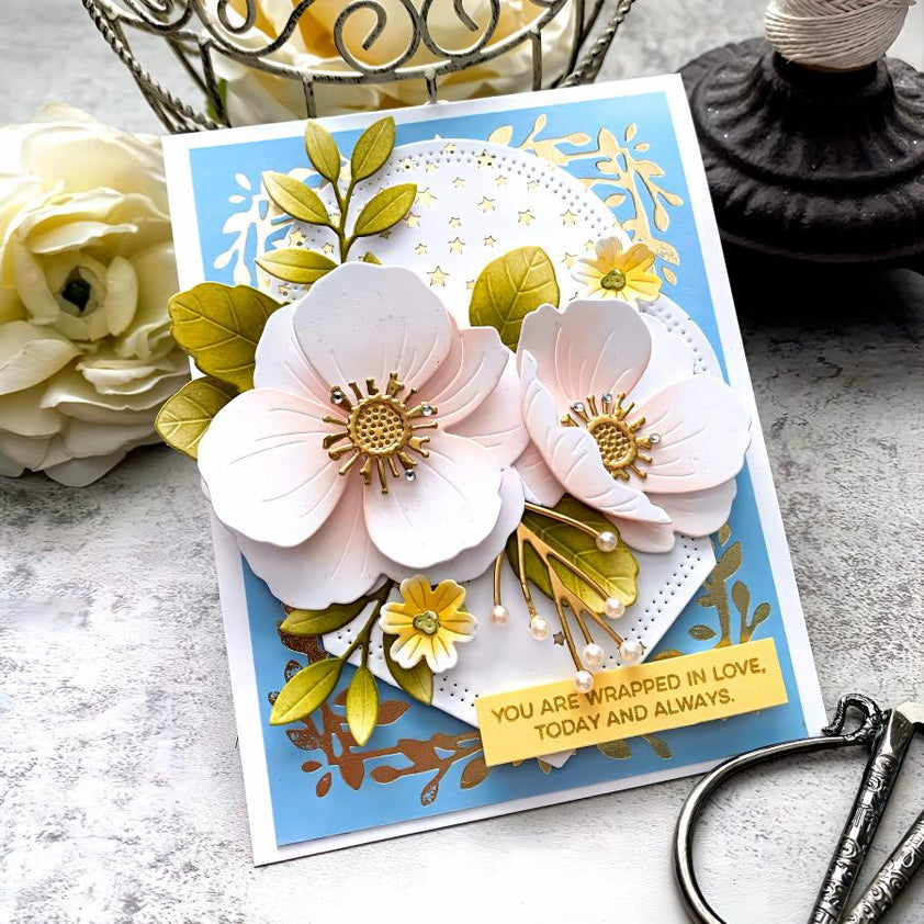 Papertrey Ink Into the Blooms Anemones Dies pti-0932 – Simon Says Stamp