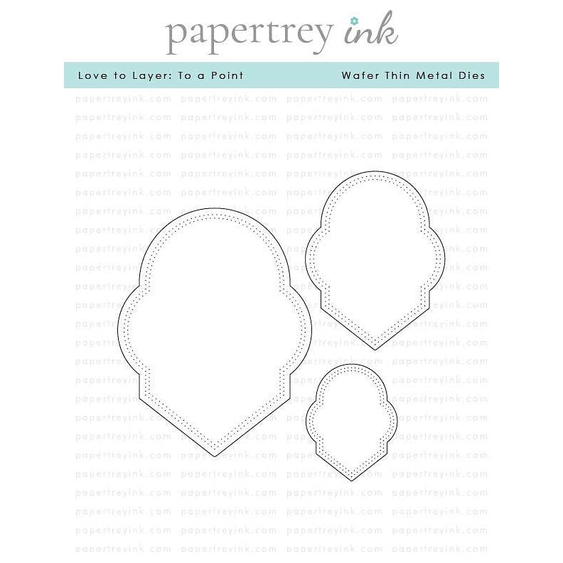 Papertrey Ink Love to Layer To a Point Dies pti-0931 – Simon Says Stamp