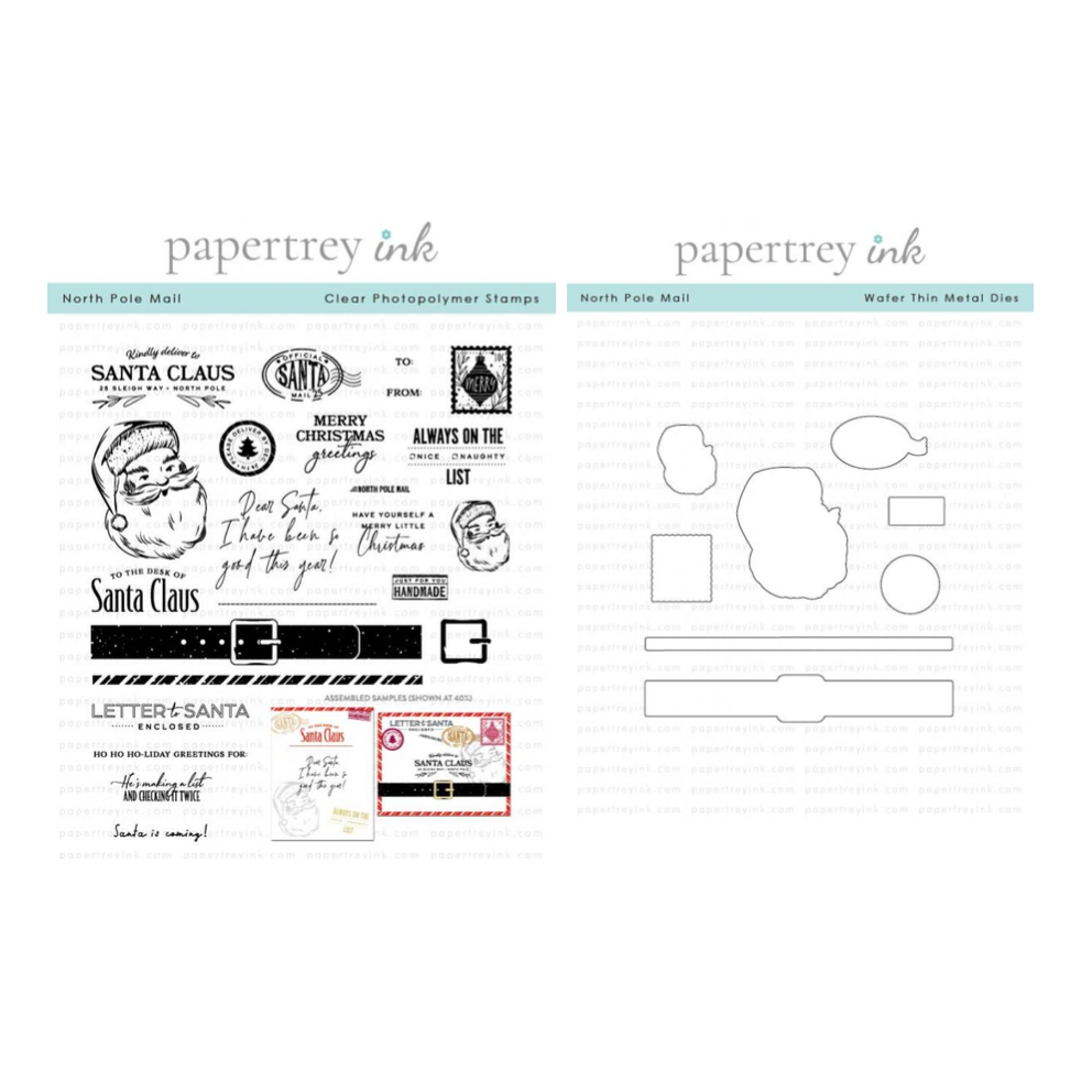 Papertrey Ink North Pole Mail Clear Stamp and Die Set – Simon Says Stamp